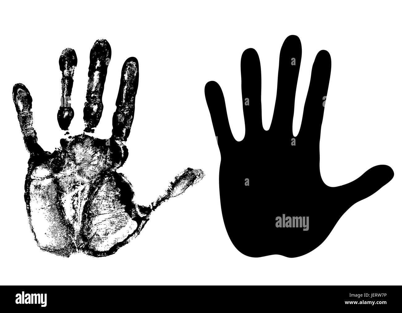 Live fingerprint Stock Vector Images - Alamy
