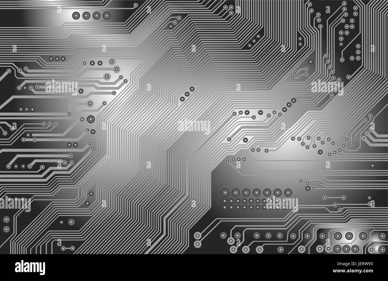 Abstract view computer circuit board Stock Vector Images - Alamy