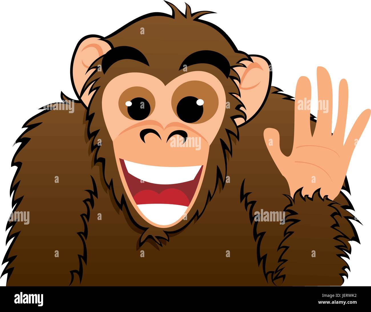 Happy monkey smiles hi-res stock photography and images - Alamy
