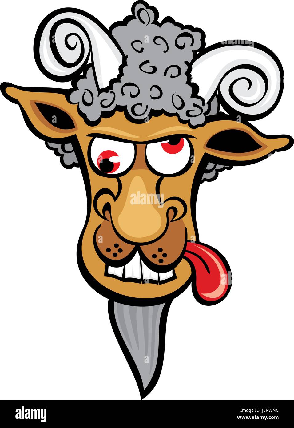 Goat teeth Stock Vector Images - Alamy