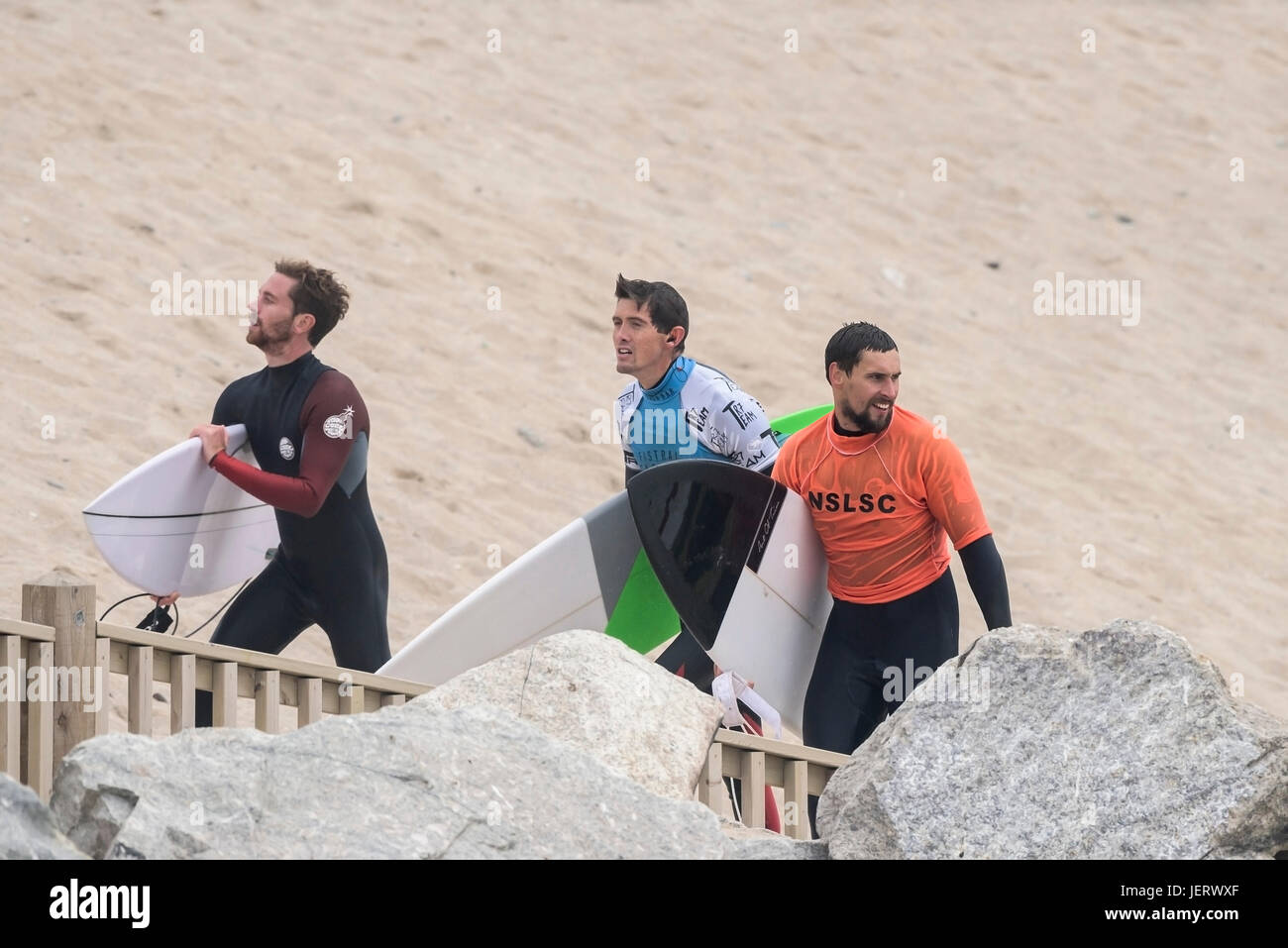 Tired surfers hi-res stock photography and images - Alamy