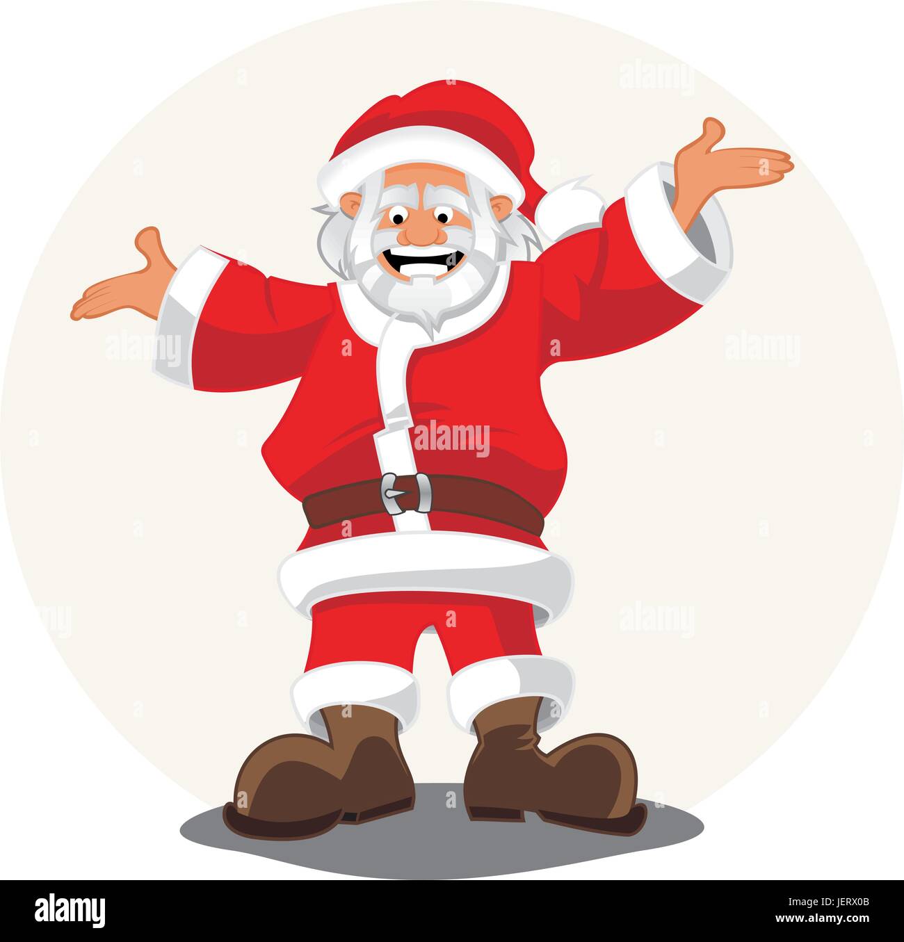 Laughs arms open Stock Vector Images - Alamy