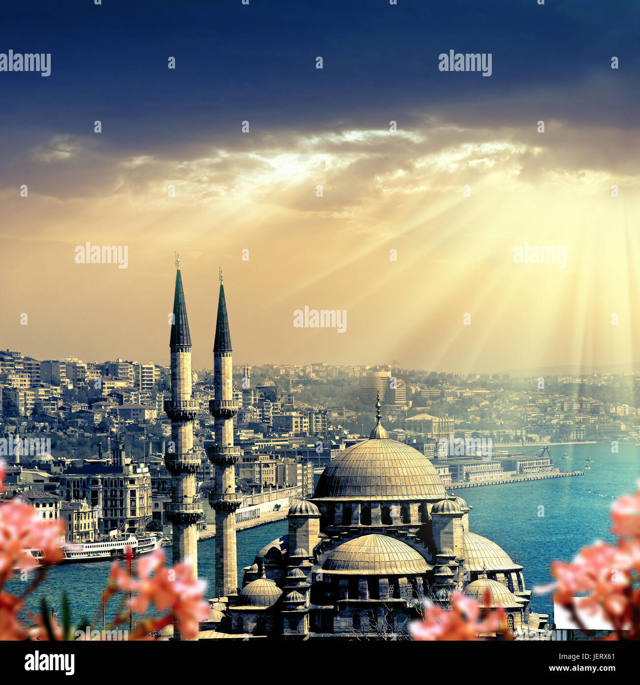 Sun rays over ancient building hi-res stock photography and images - Alamy