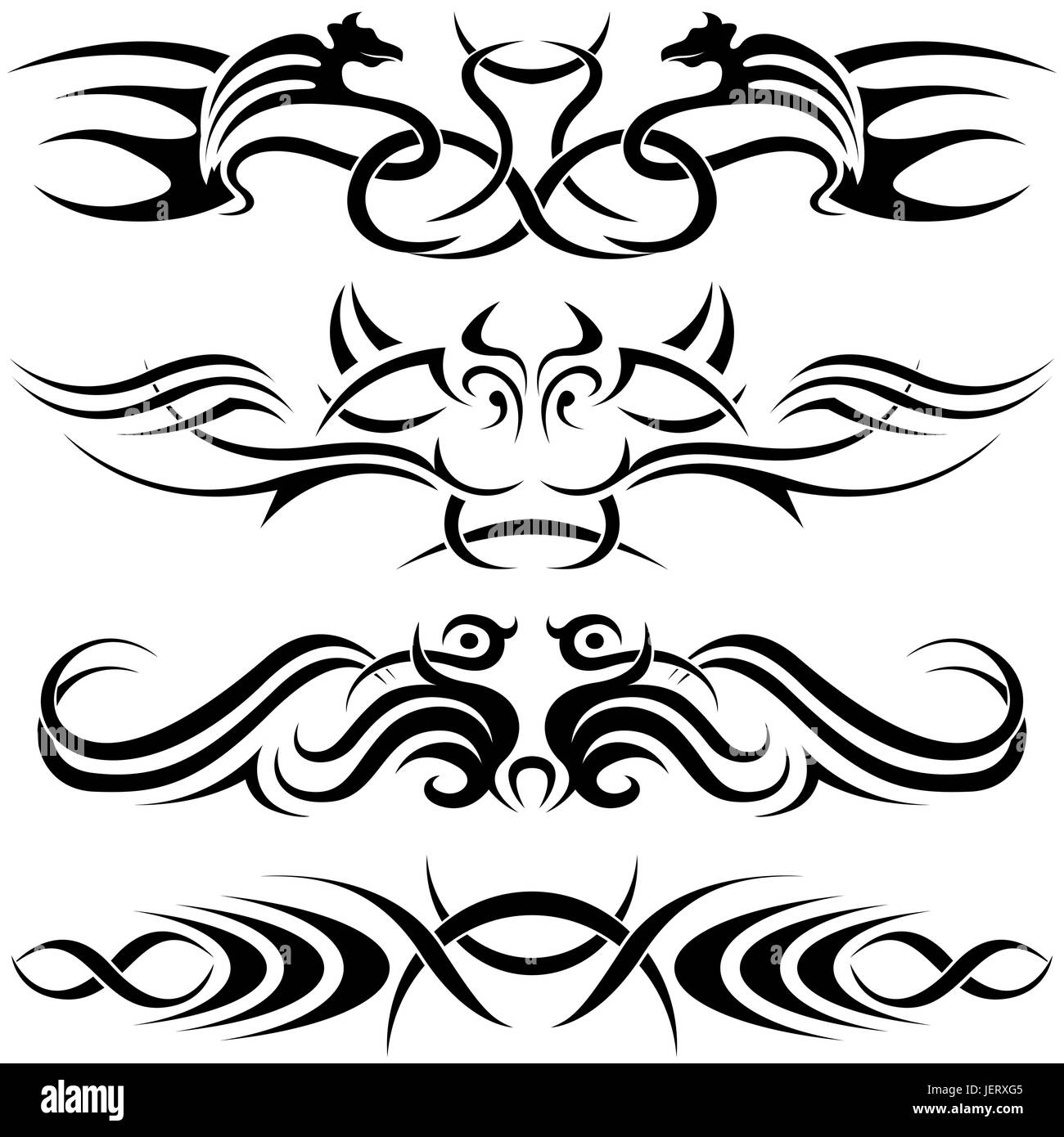 Tribal tattoo cut out hi-res stock photography and images - Alamy