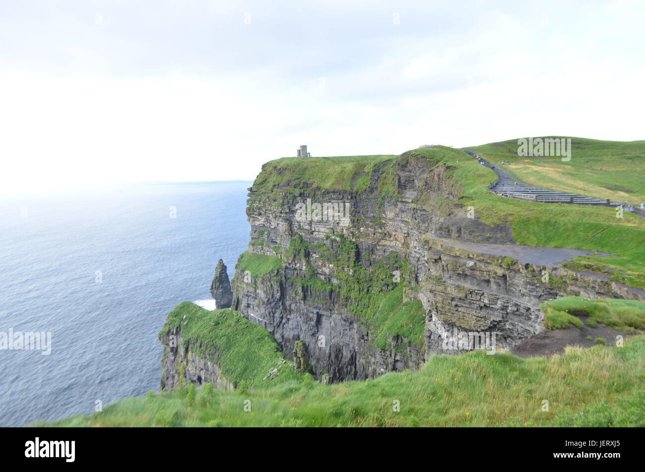 North View Looking over The Cliffs of Moher in County Clare, Ireland ...