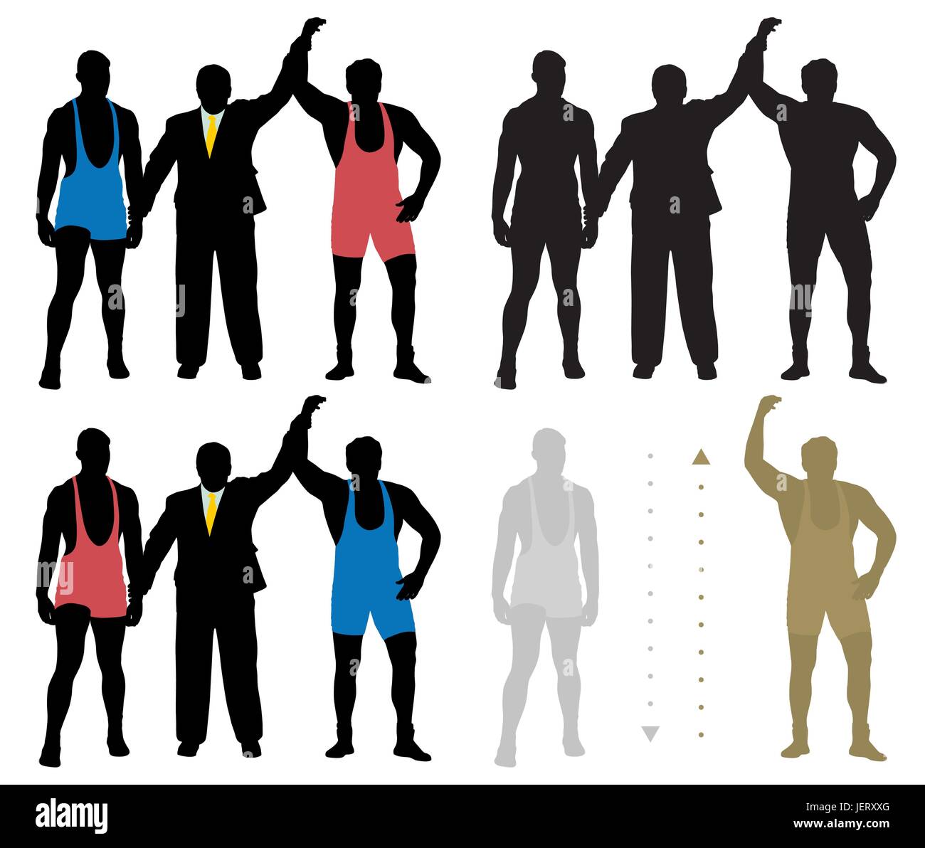 Prize fighters Stock Vector Images - Alamy