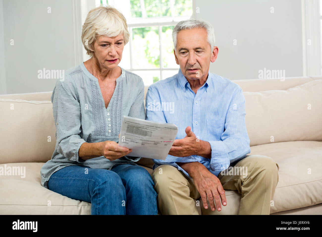 Couple document home hi-res stock photography and images - Alamy