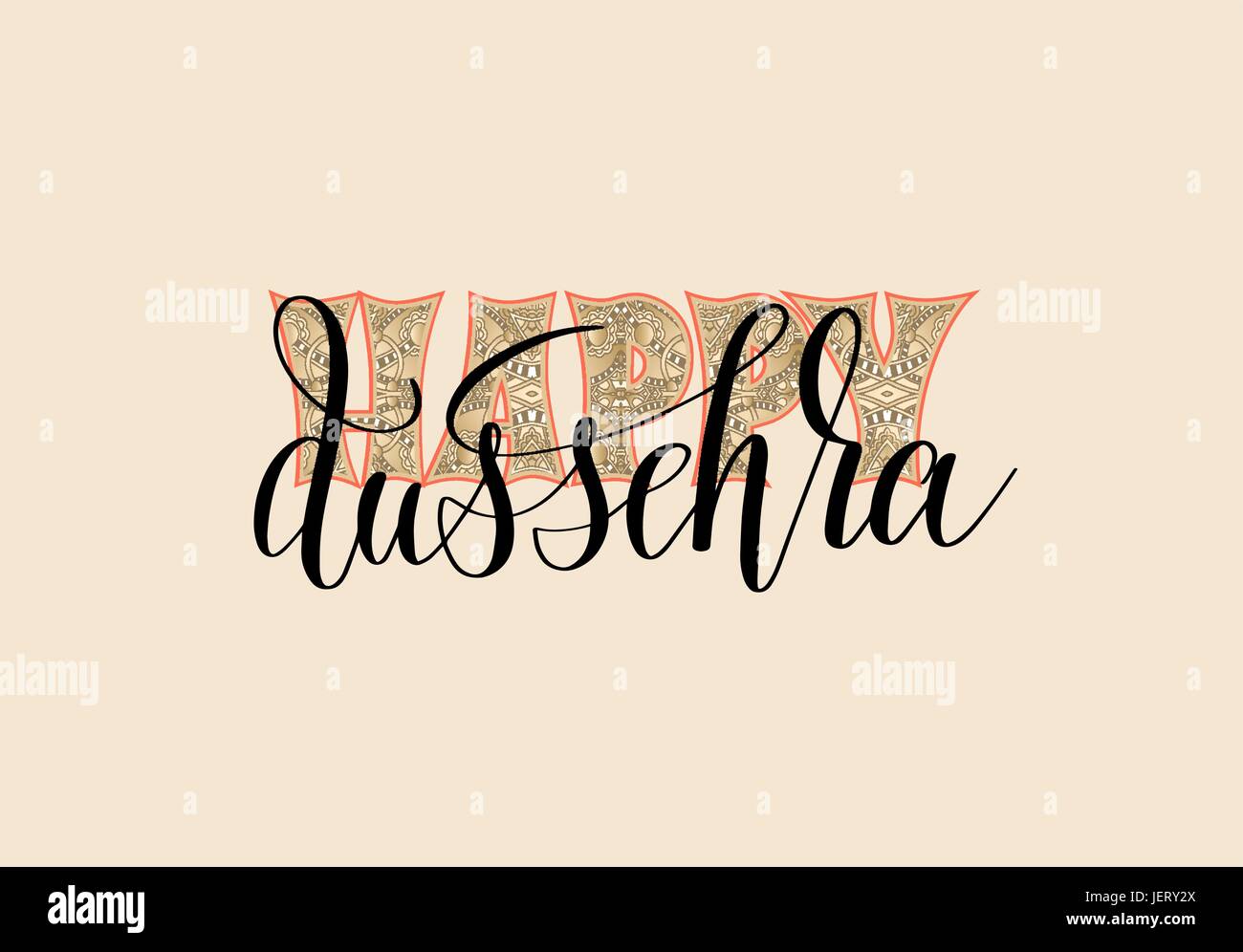 Dussehra festival greeting poster hi-res stock photography and images ...