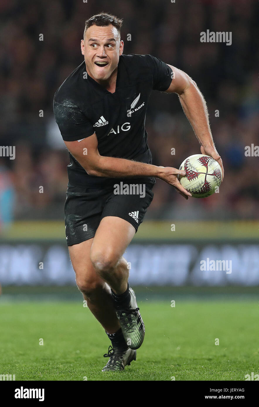 New Zealand's Israel Dagg during the first test of the 2017 British and ...