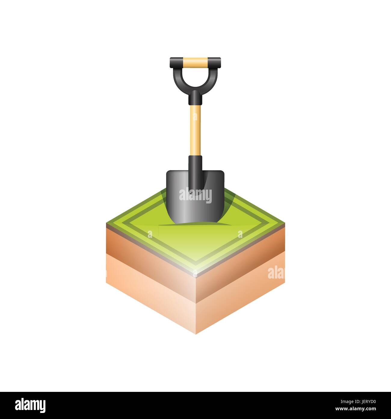 ground, soil, earth, humus, shovel, icon, plants, digging, tool ...