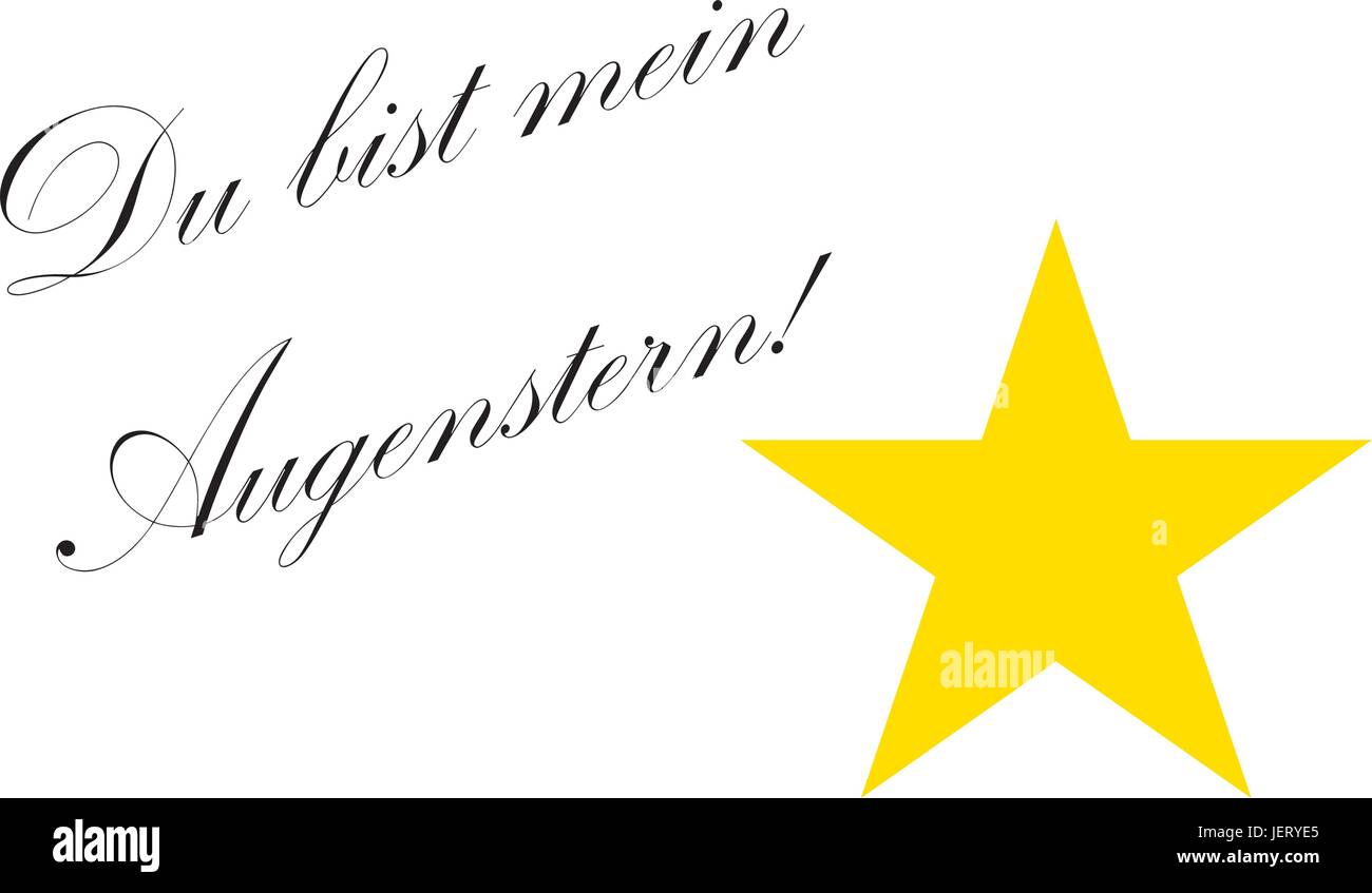 Augenstern Stock Vector Images - Alamy