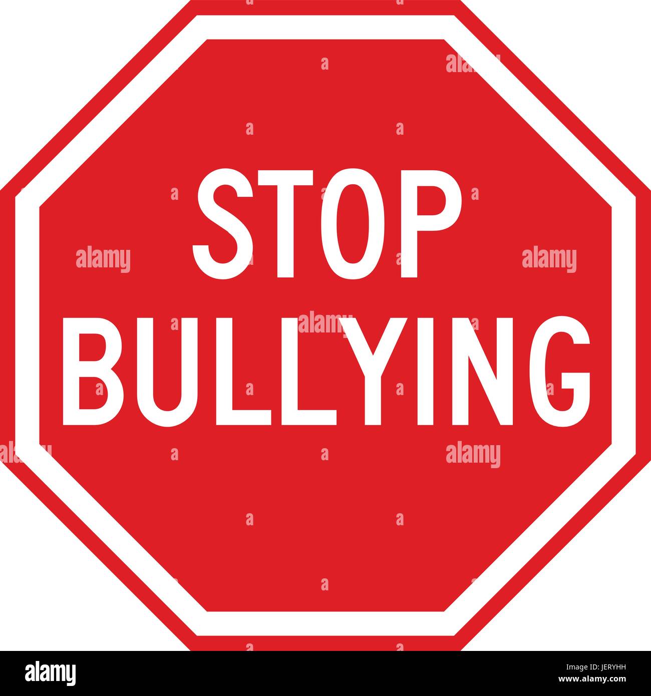 illustration, abuse, stop, stops, aborting, road, bully, street, sign ...