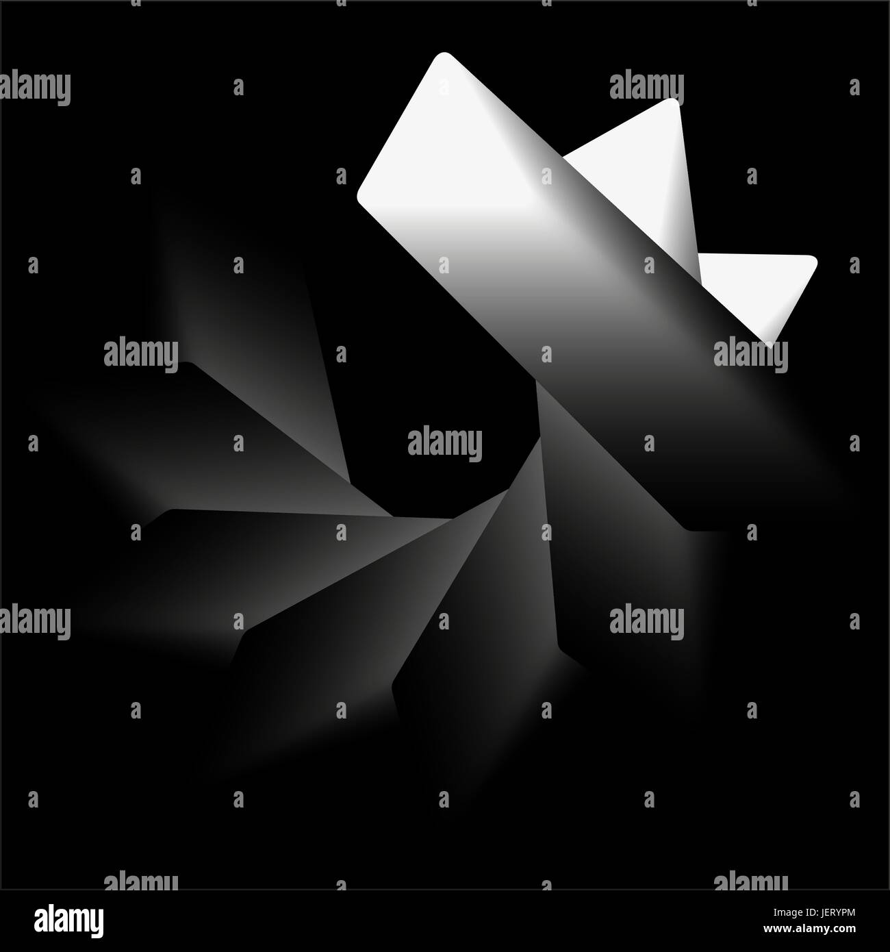 Spiral triangle shape hi-res stock photography and images - Alamy