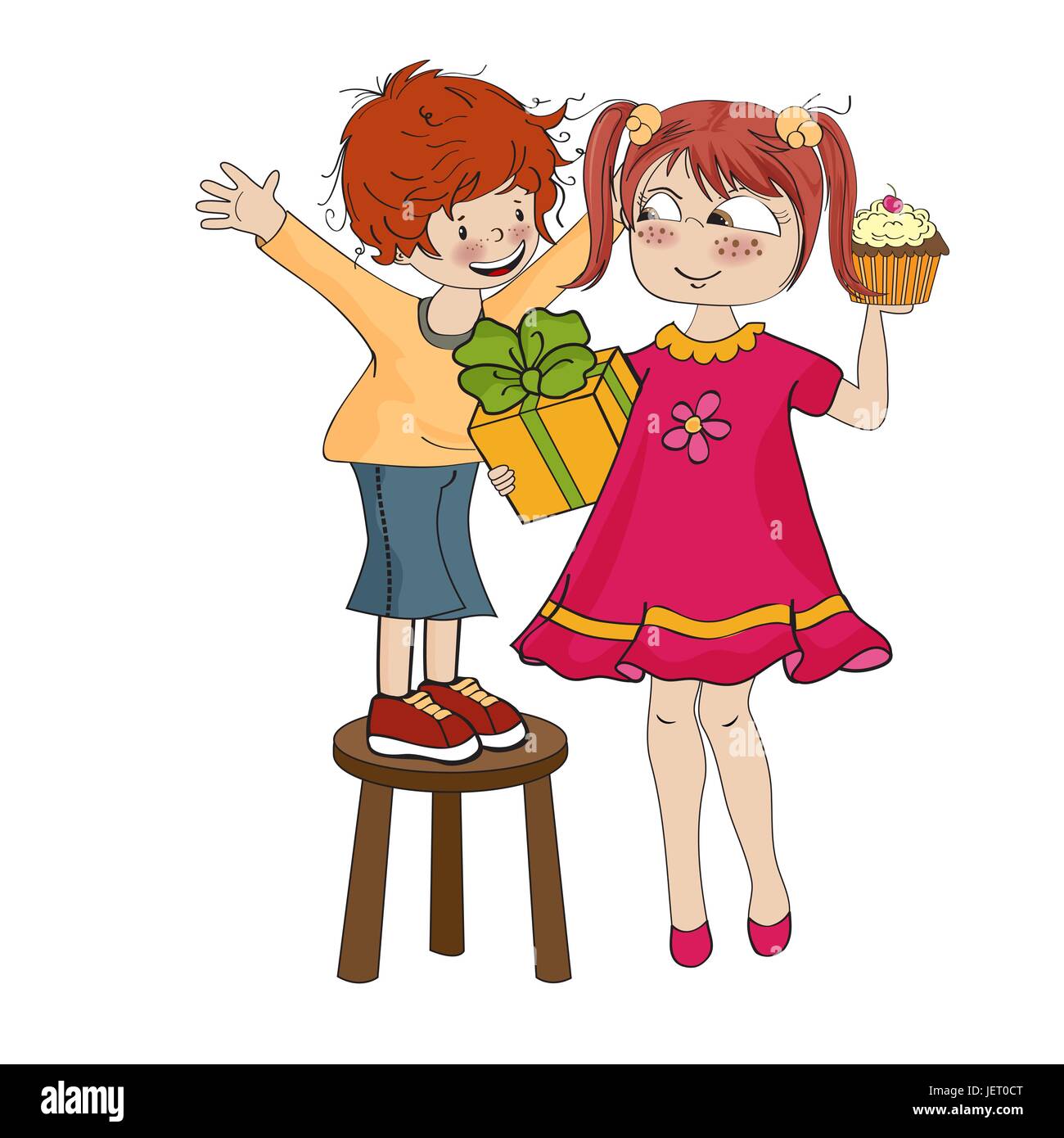 Small tiny person Stock Vector Images - Alamy