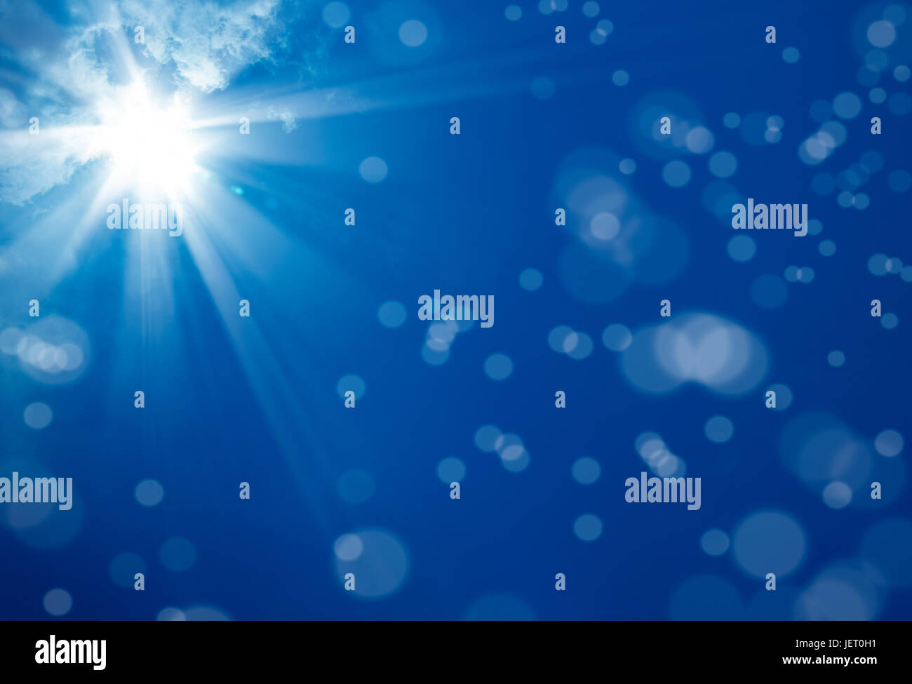 conceptual image of sunny blue sky Stock Photo - Alamy