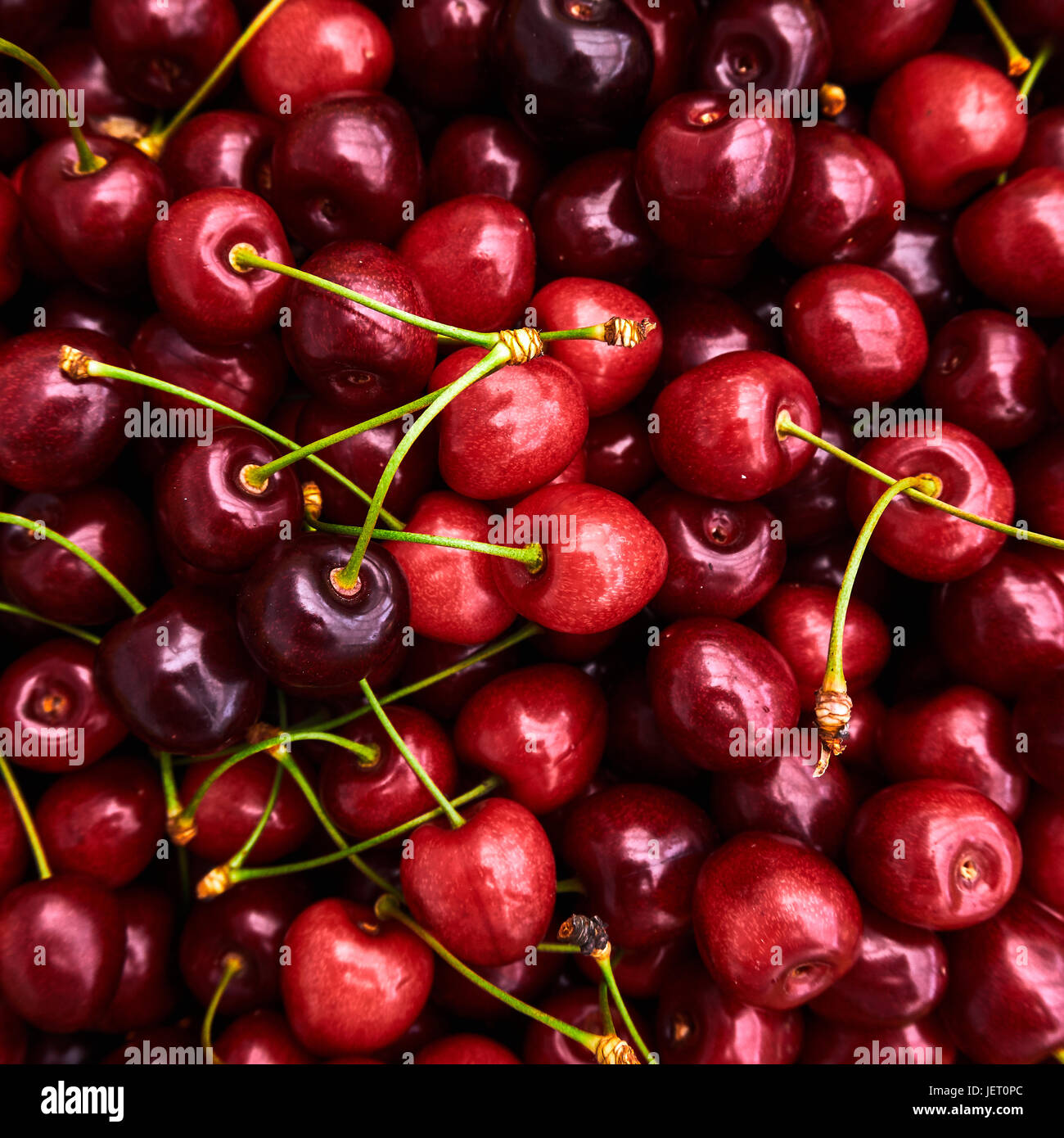 Cherries background. Sweet red cherries Stock Photo - Alamy