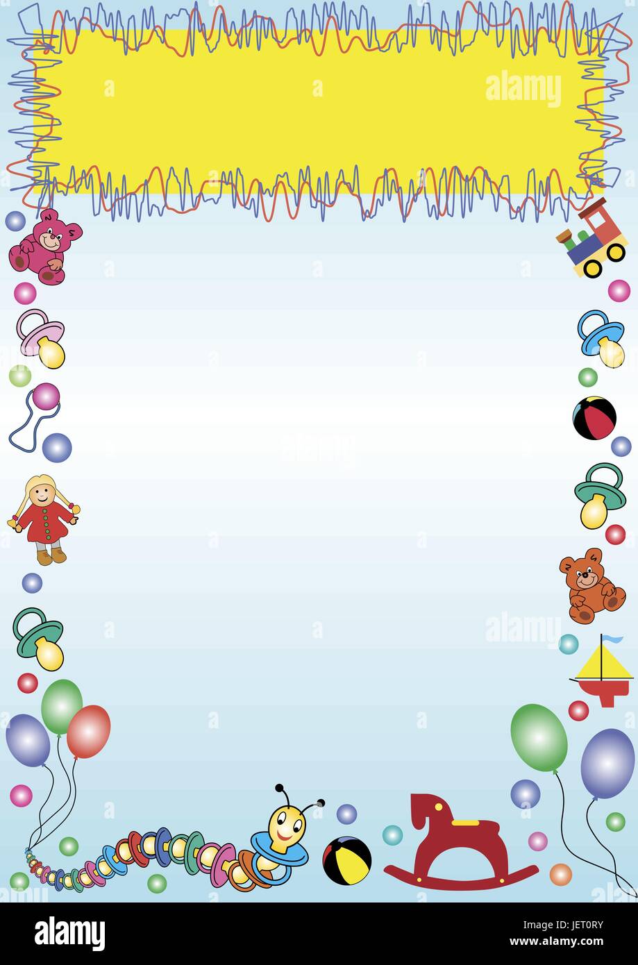 Baby Toys Clipart Borders