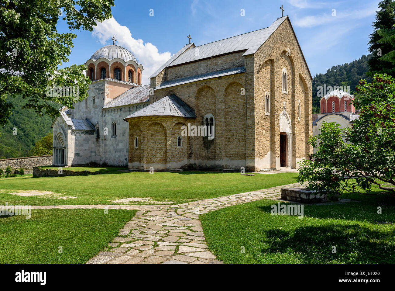 Studenica monastery, 12th-century Serbian orthodox monastery located ...