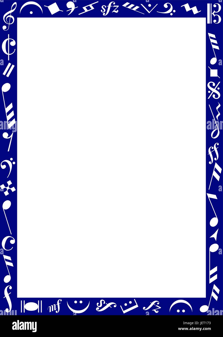 Music Note Page Borders