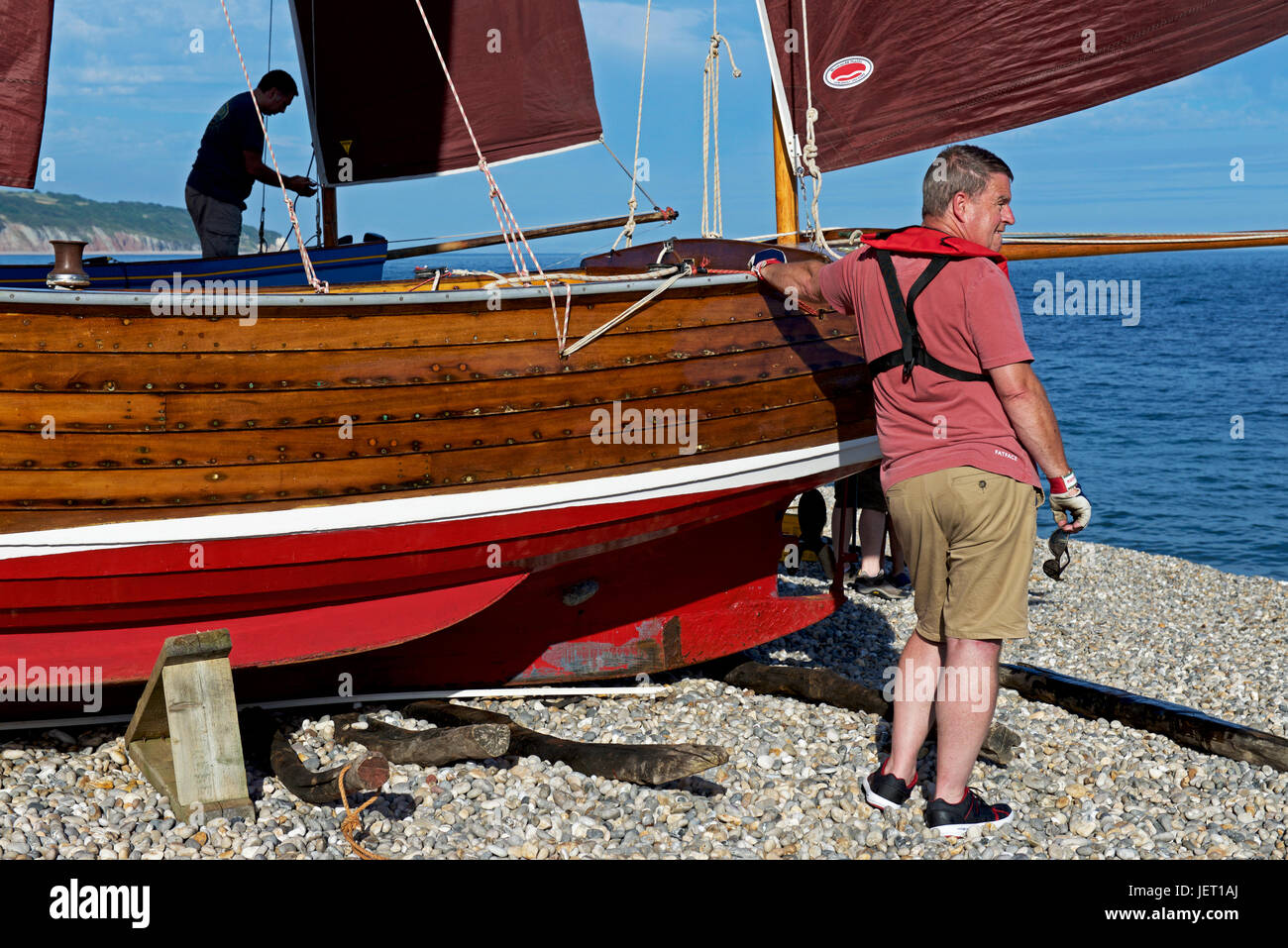 Lugger boat hi-res stock photography and images - Alamy