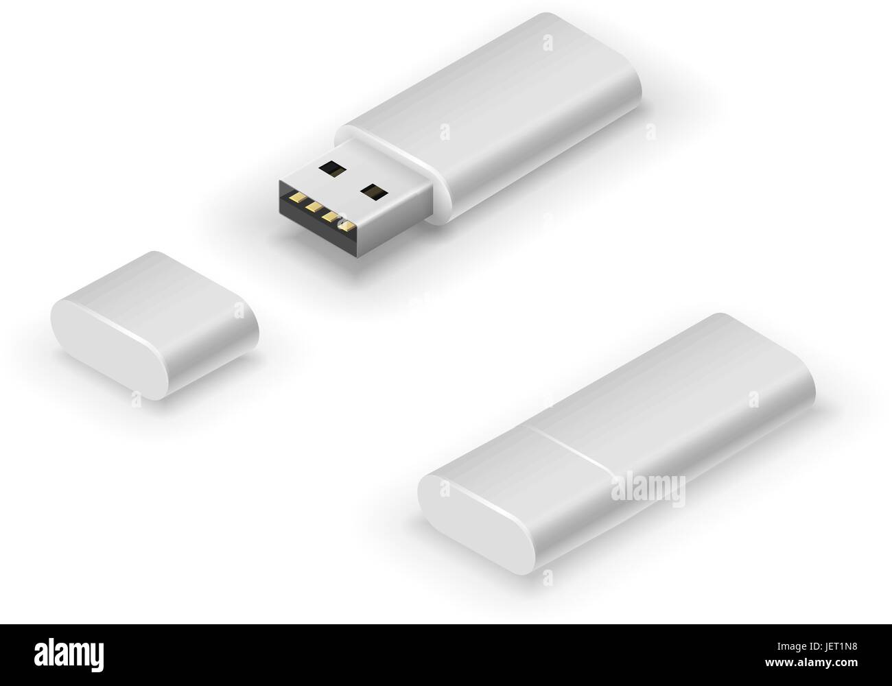 Grey usb Stock Vector Images - Alamy