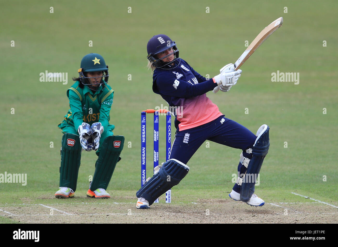England's Fran Wilson during the ICC Women's World Cup match at Grace ...