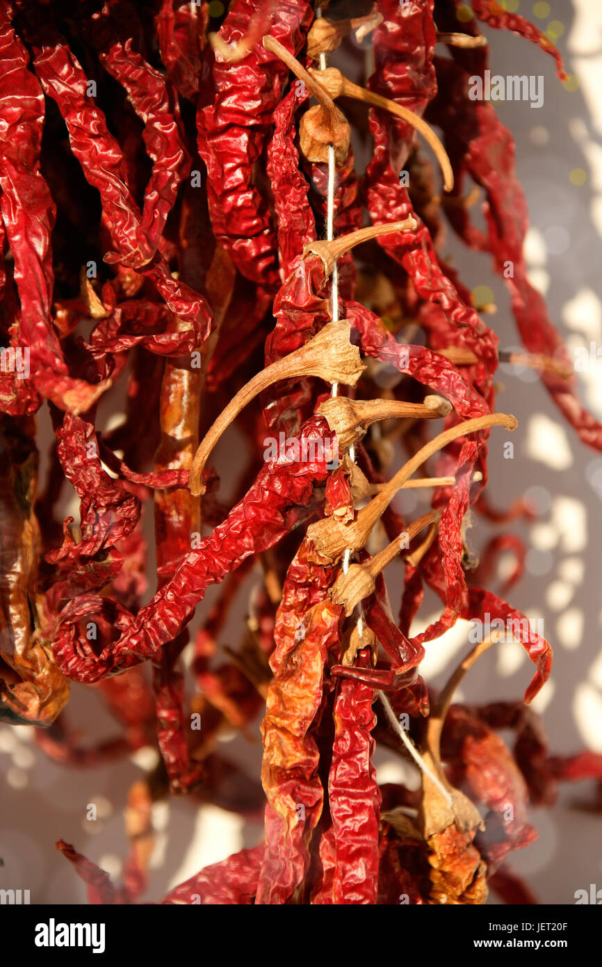 close up shot of dried red peppers Stock Photo - Alamy