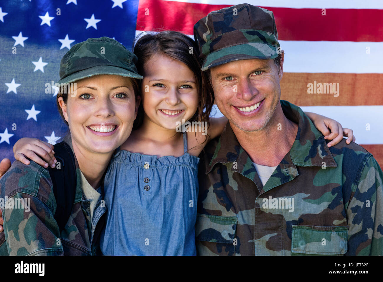 American soldier reunited family hi-res stock photography and images ...