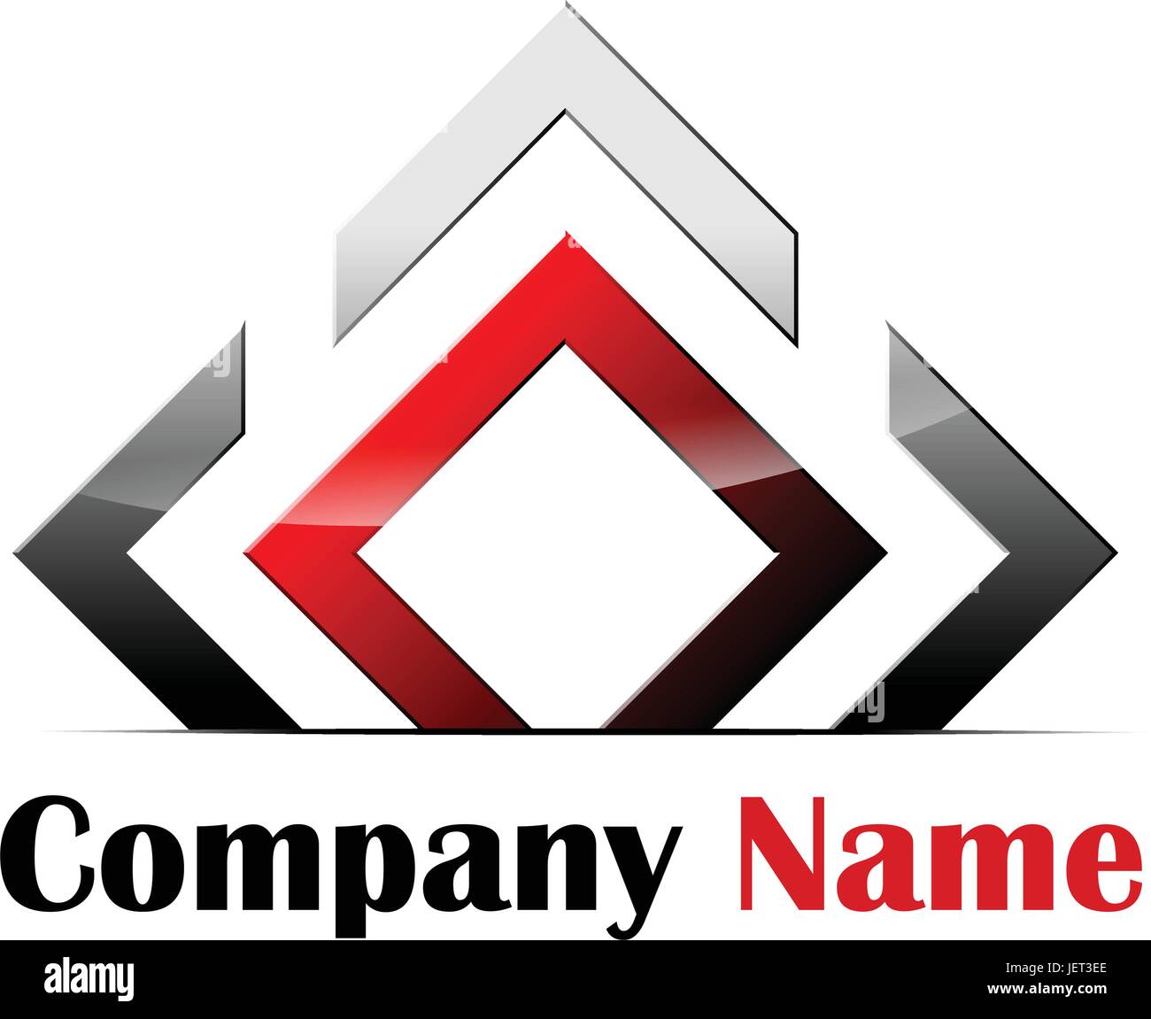 Square perspective logos hi-res stock photography and images - Alamy