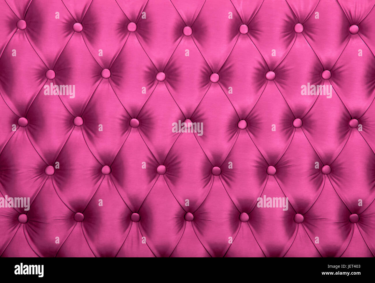 Pink capitone textile background, retro Chesterfield style checkered ...