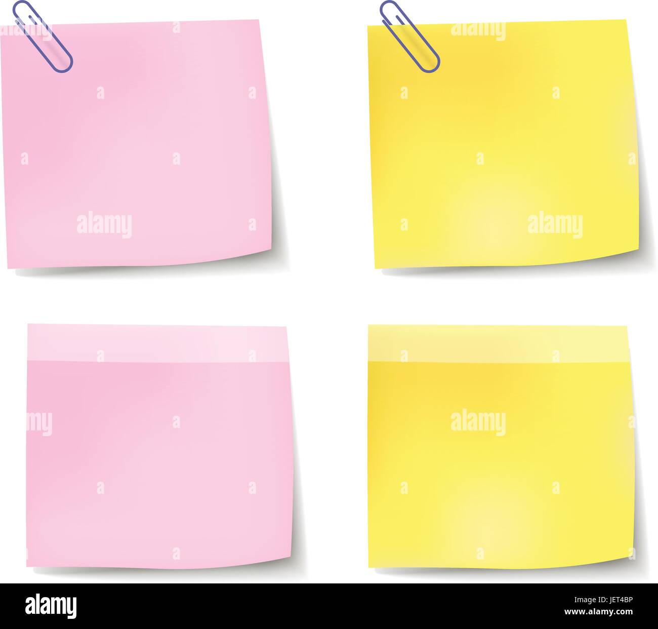 Postit Notes Background Stock Vector Images - Alamy