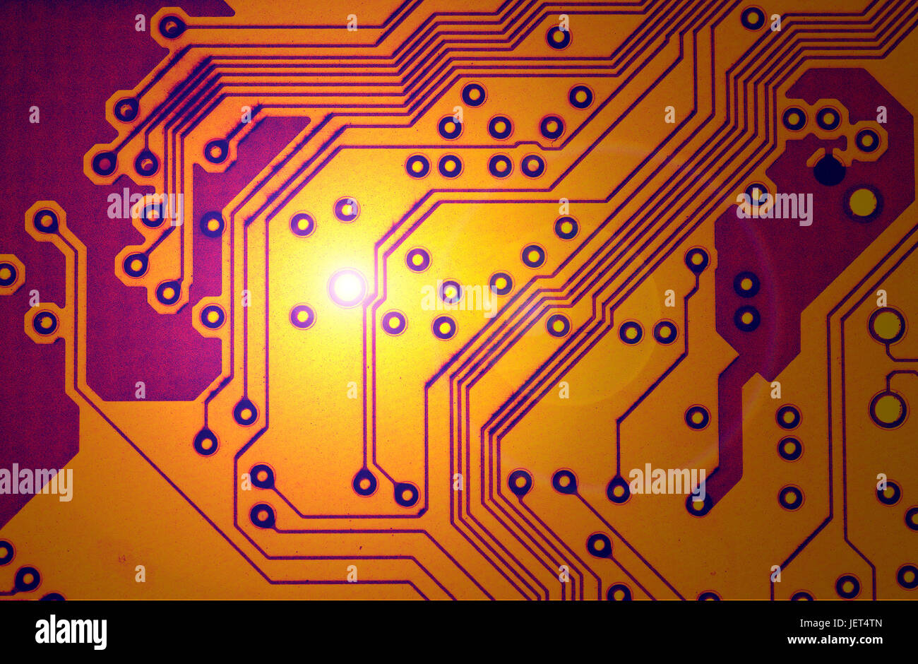 Electronic circuits of a computer Stock Photo - Alamy