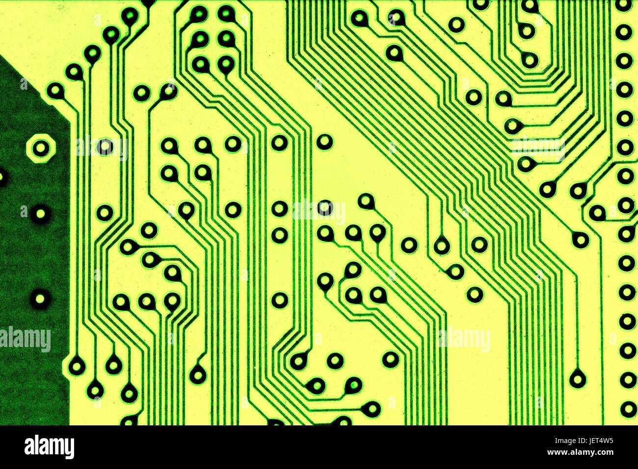 Electronic circuits of a computer Stock Photo - Alamy