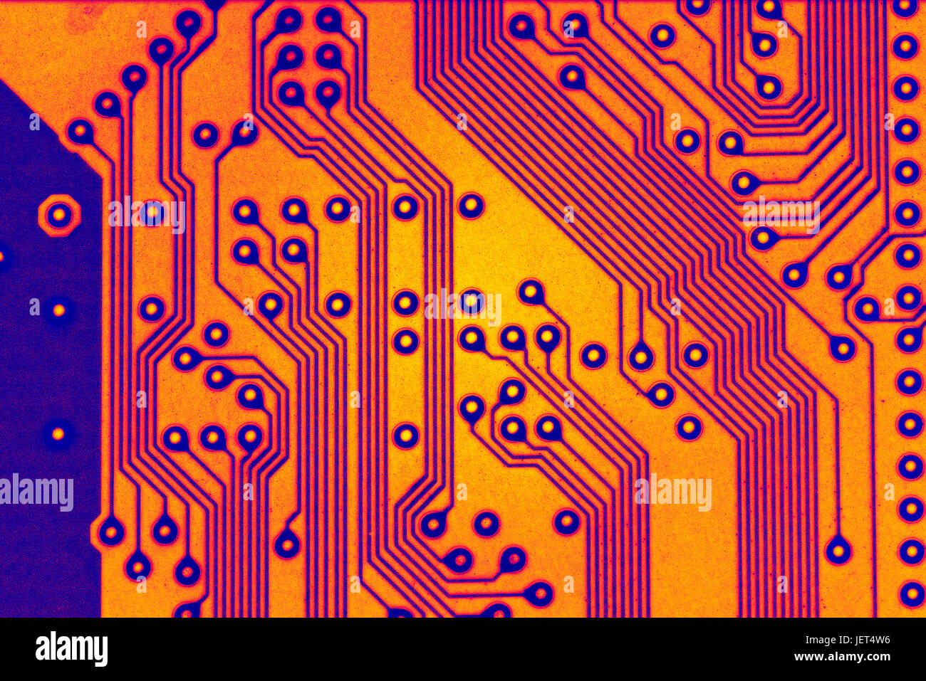 Electronic circuits of a computer Stock Photo - Alamy