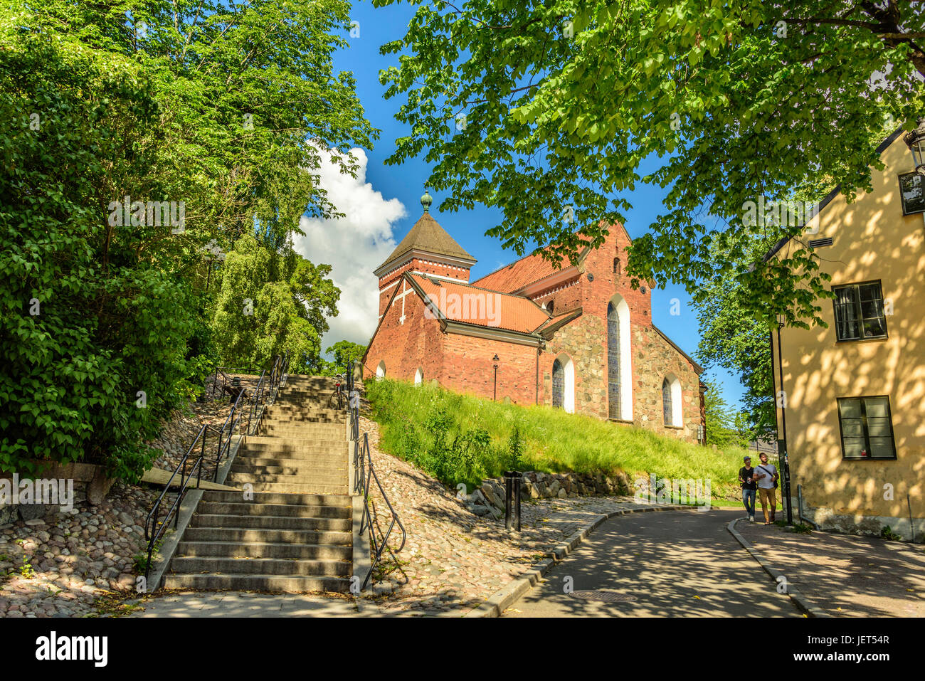 Views around the Cathedralarea of Uppsala Stock Photo - Alamy