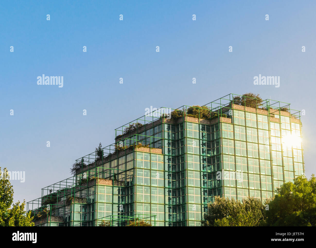 Agip headquarters in San Donato Milanese, Italy Stock Photo - Alamy
