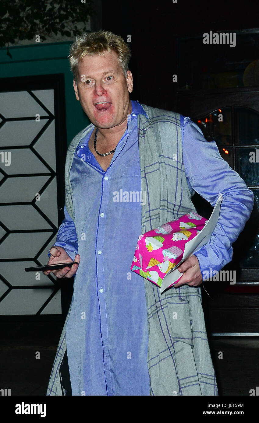 Joe Simpson out partying at Peppermint Night Club with one of his up ...