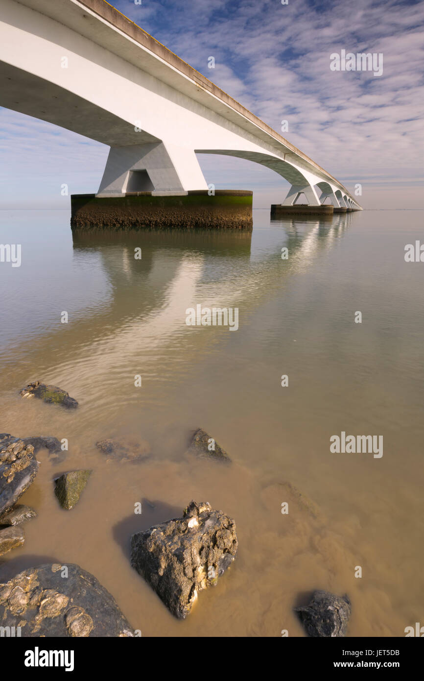 Rocks on the zeeland coast of the netherlands hi-res stock photography ...