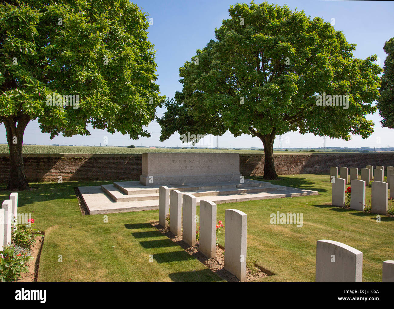 Point du Jour CWGC cemetery of the Great War Stock Photo - Alamy