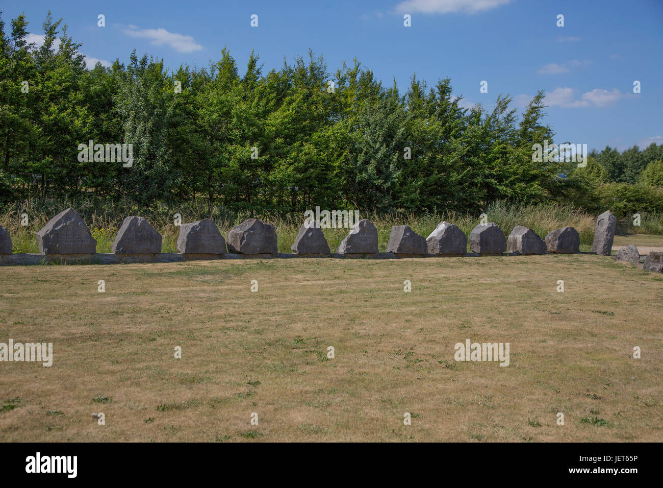 The 9th Highland Division memorial of the Great War adjoining Point du ...