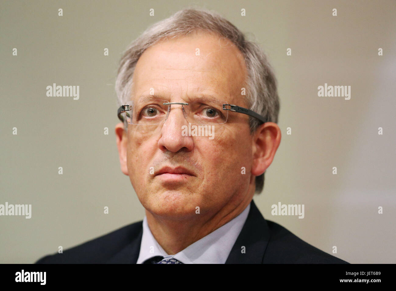 Deputy Governor of the Bank of England Jon Cunliffe speaks during the ...