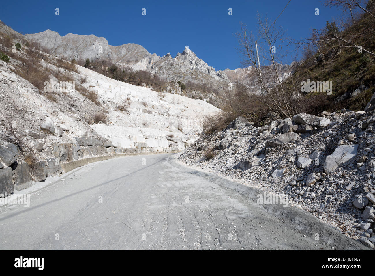 Europe, Italy, Carrara, Marble Quarries. Carrara marble is a type of ...