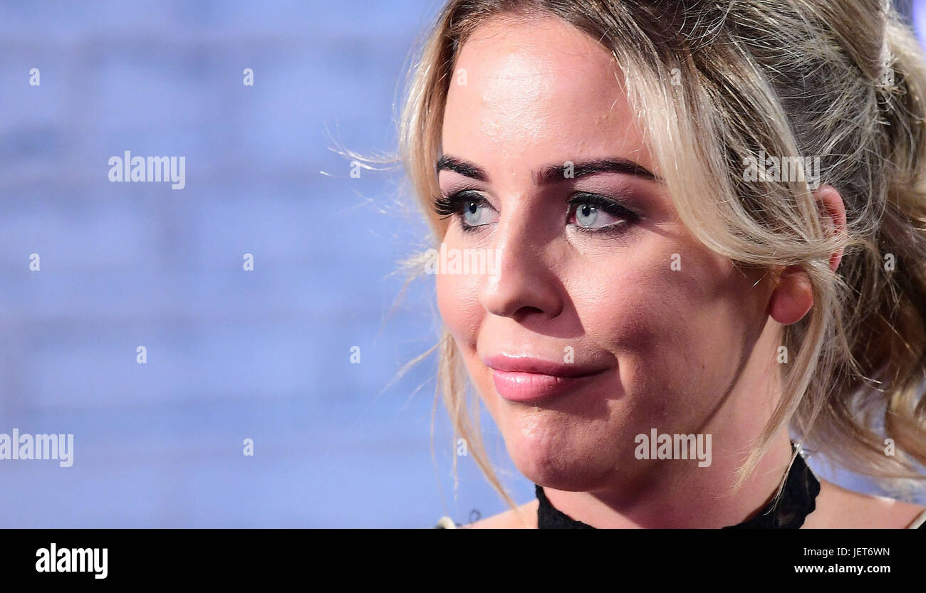 Lydia Bright speaks during a BUILD event at Shropshire House, in London ...