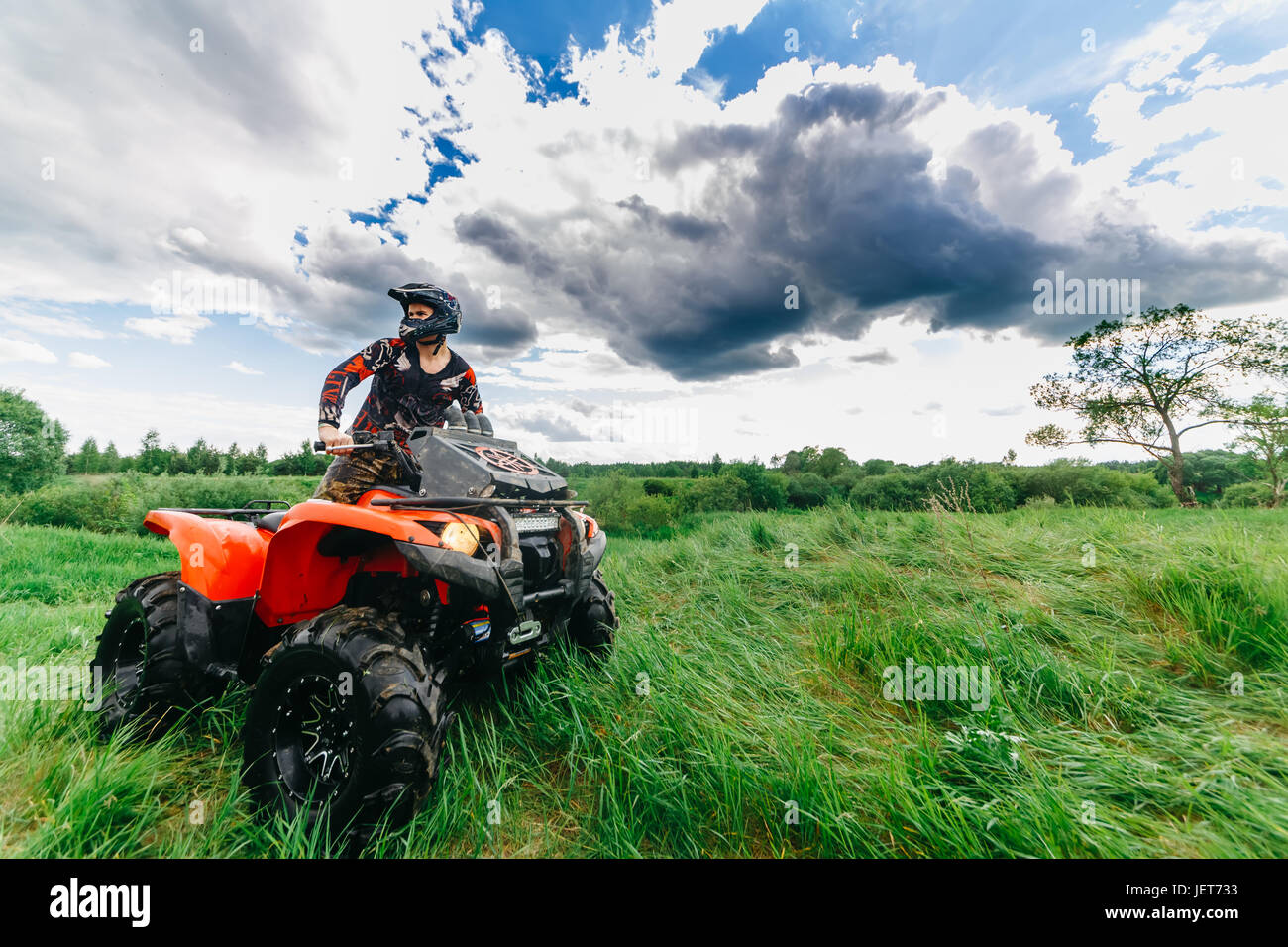 Quad bike trail hi-res stock photography and images - Alamy