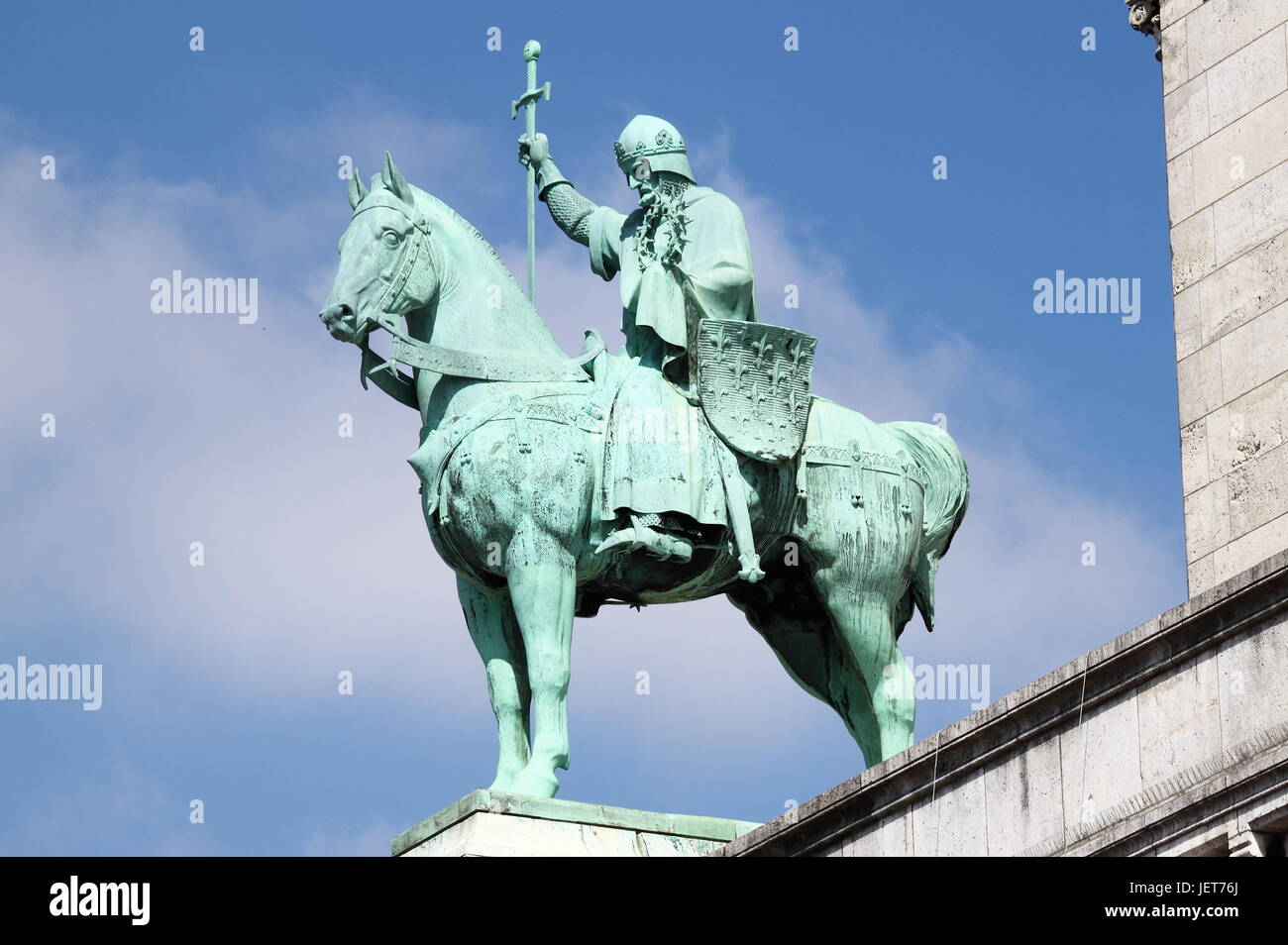 Statue saint louis king louis ix hi-res stock photography and images ...