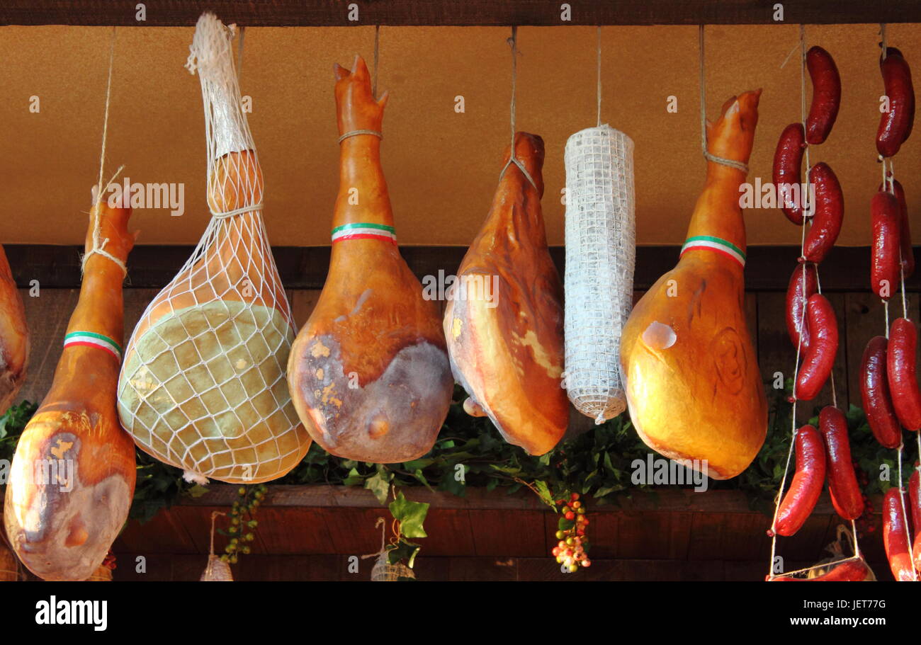 Hanging Deli Meat
