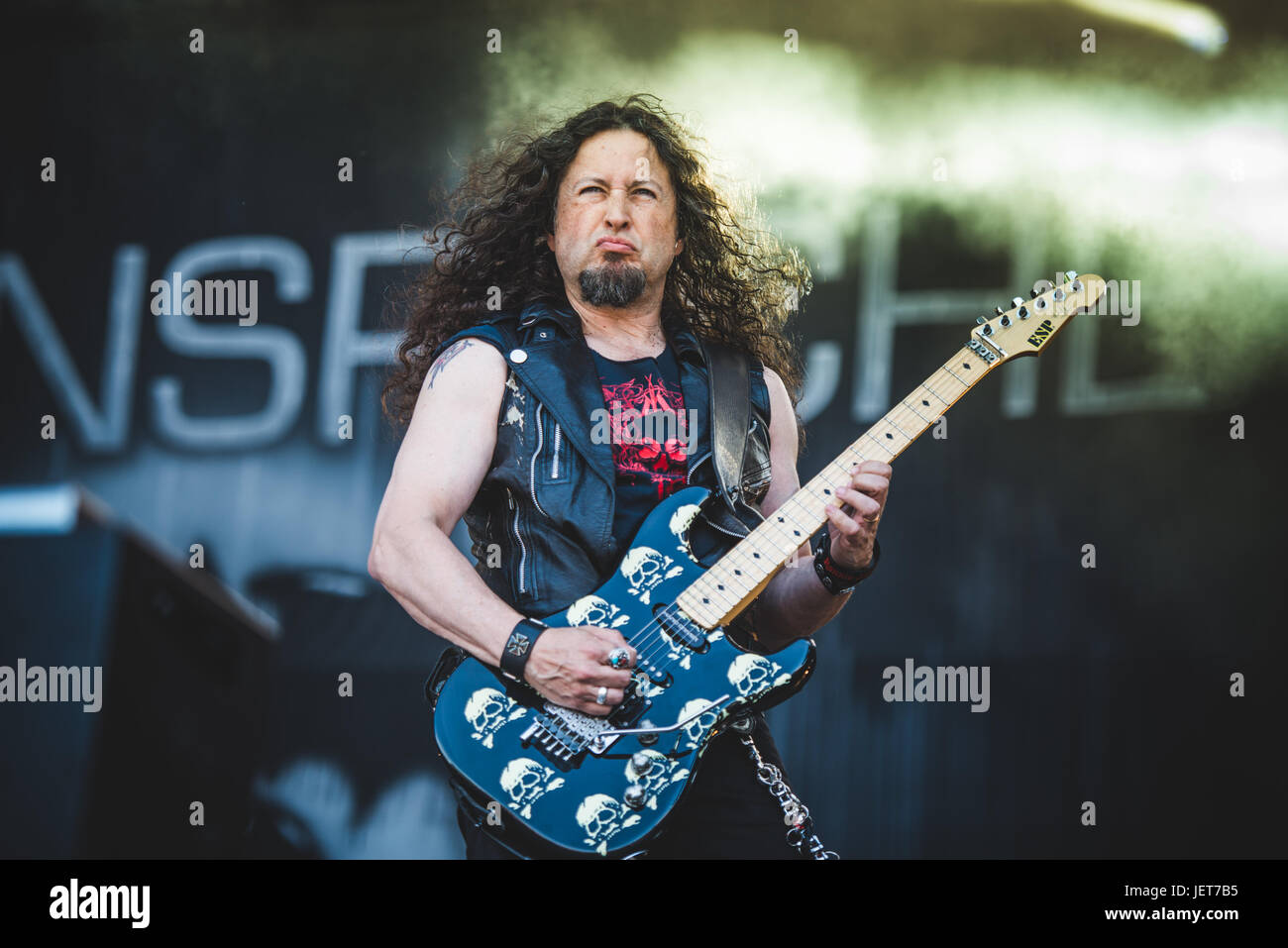 June 16, 2017: Queensryche performing live at the Hellfest Festival ...