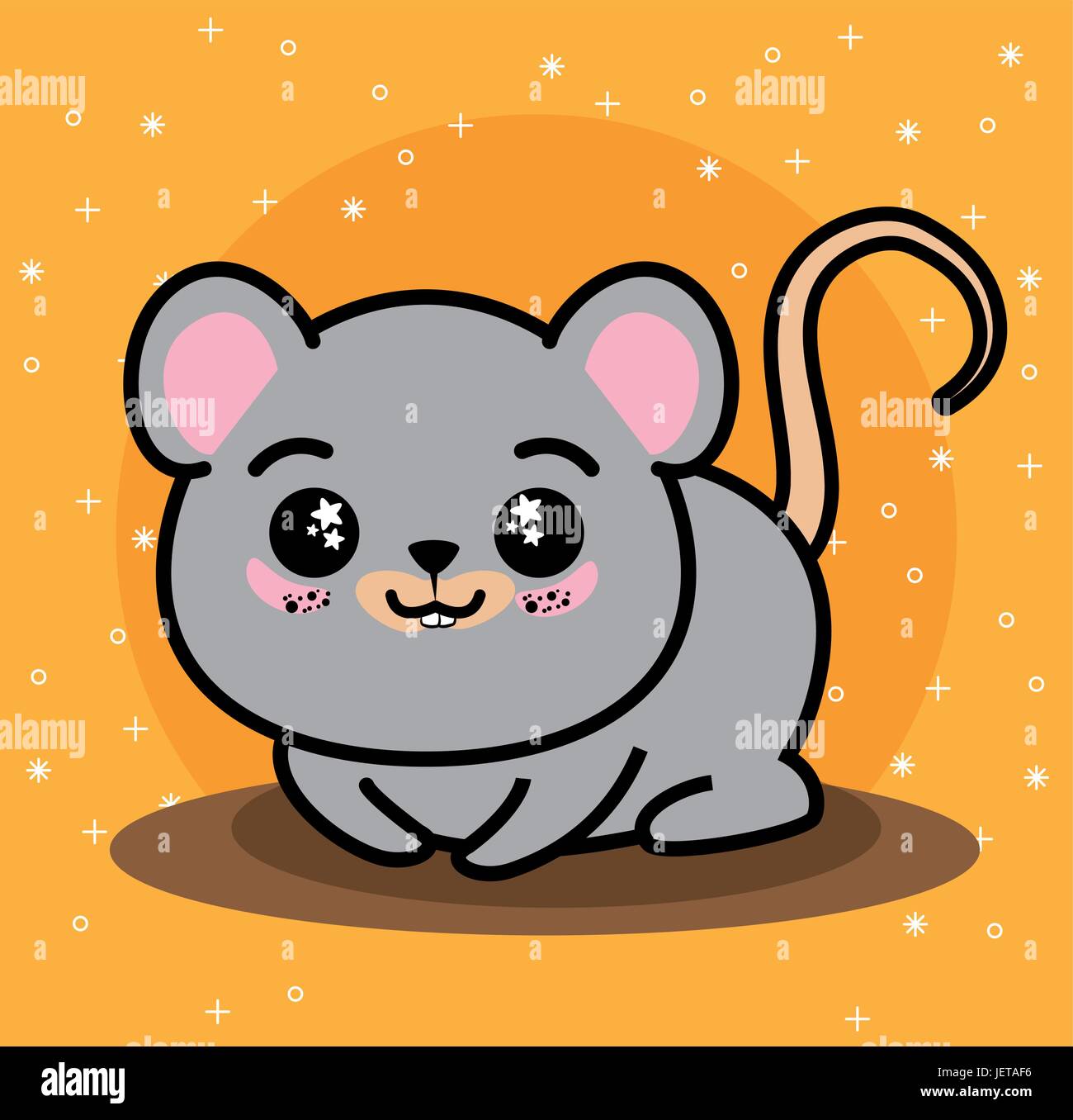 Lovely mouse Stock Vector Images - Alamy