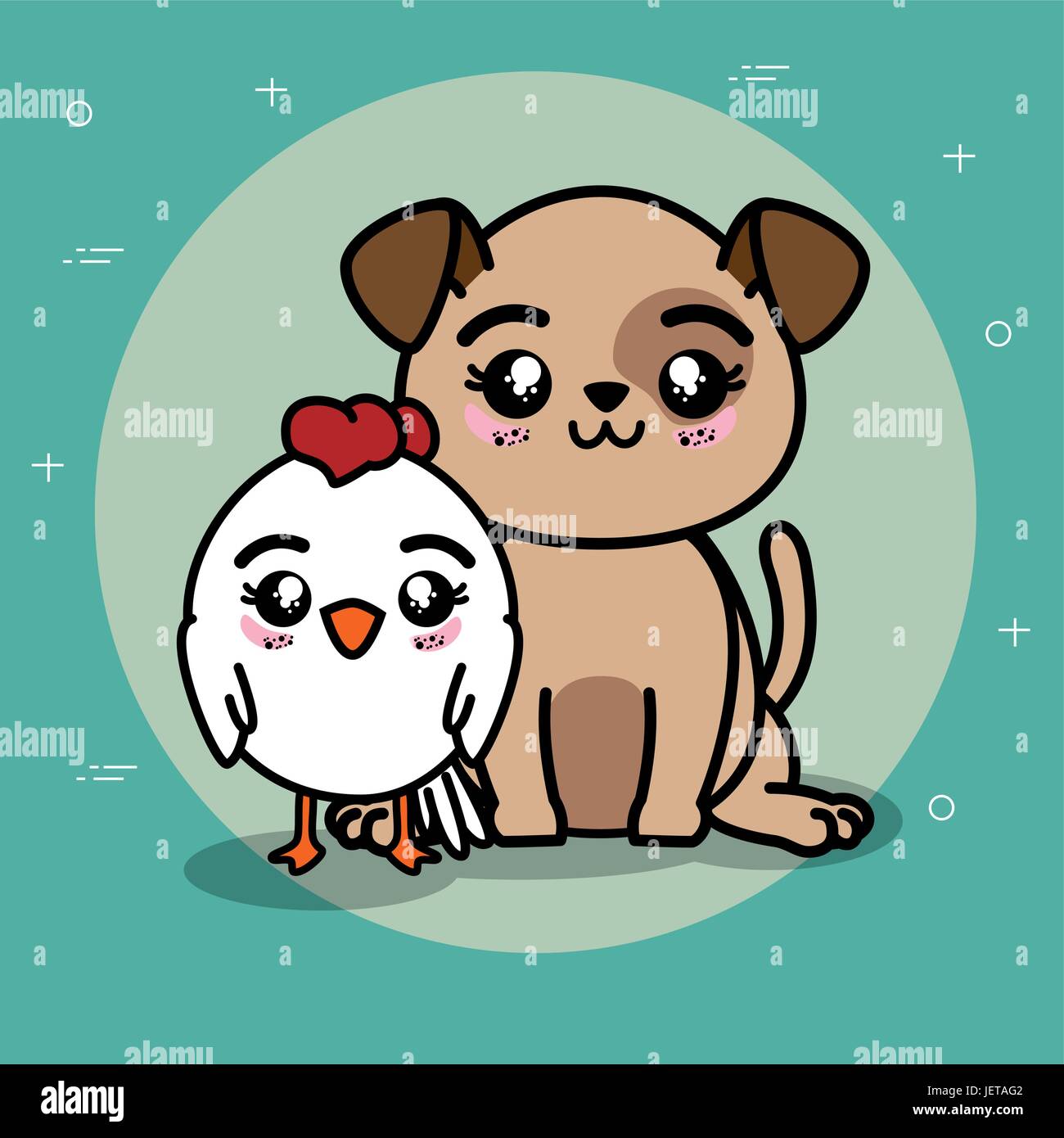 Cute and lovely animals cartoon Stock Vector Image & Art - Alamy