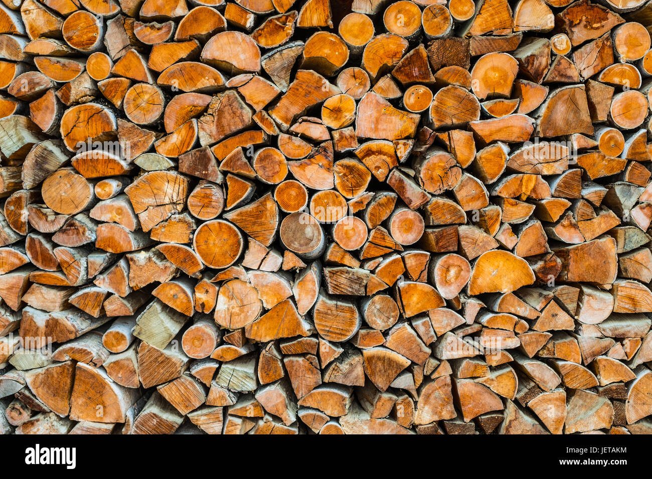 Stack of logs Stock Photo - Alamy